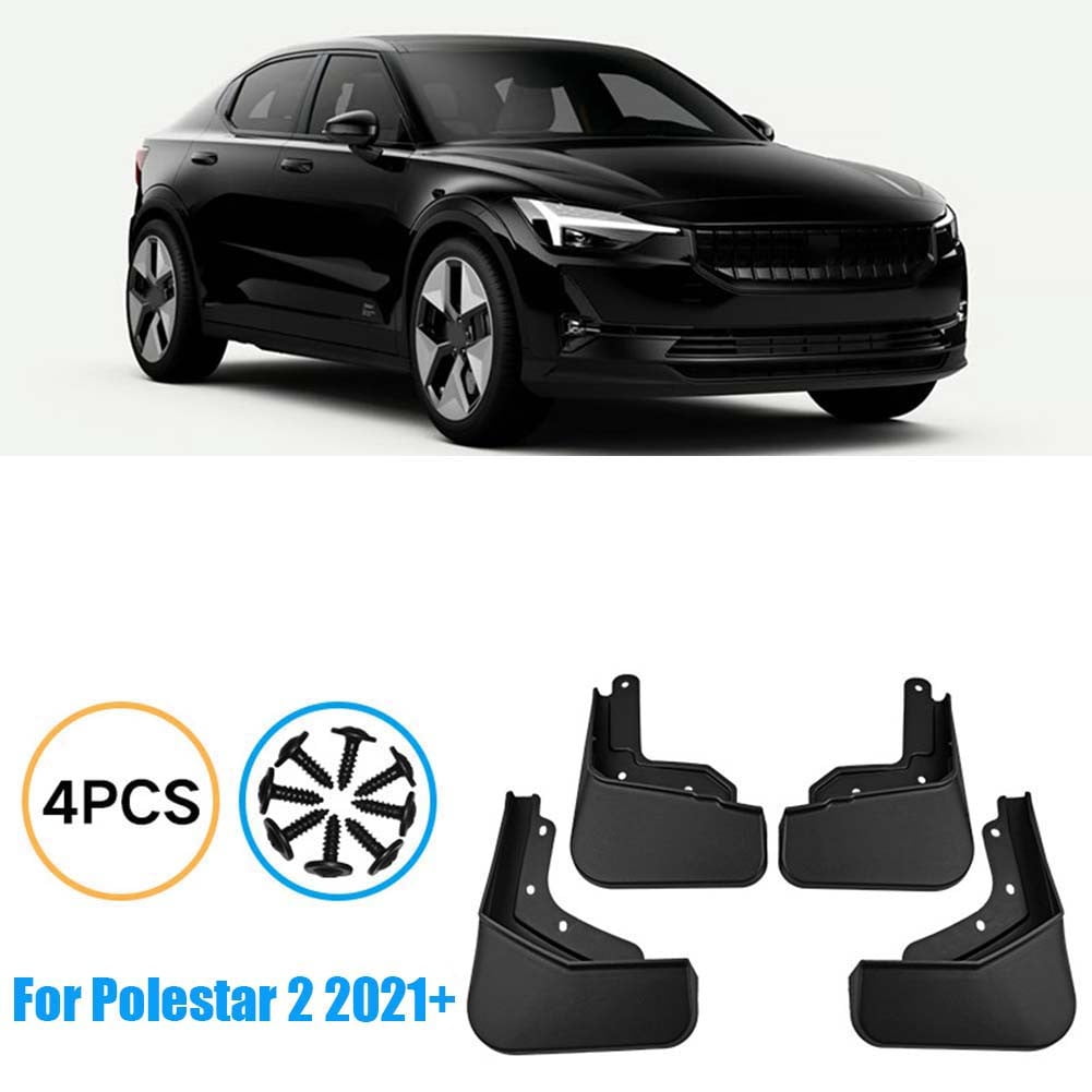 4Pcs/Set Mudguard Soft Rubber Wing Car Tyre Mud Flaps Splash Guards ...