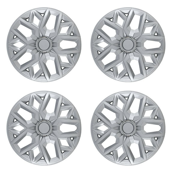 4Pcs/Set Wheel Rims Cover,16" Universal Hubcap Compatible with Steel ...