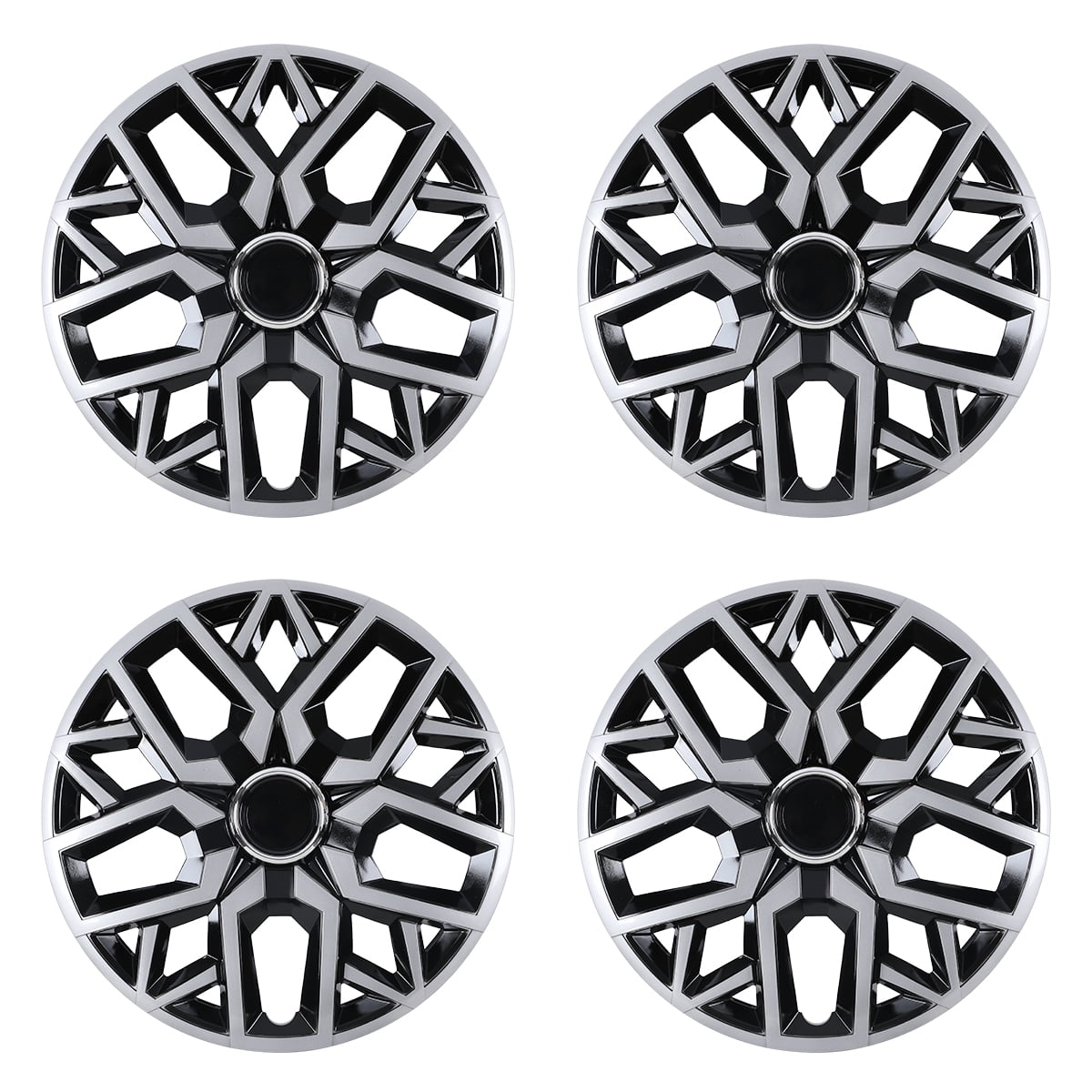 4Pcs/Set Wheel Rims Cover,17" Universal Hubcap Compatible with Steel ...