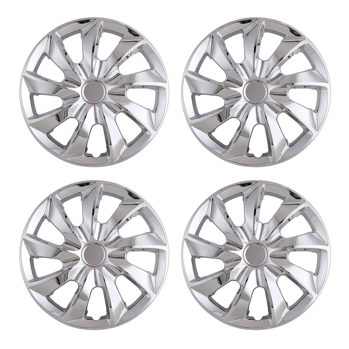 4Pcs/Set Wheel Rims Cover Hubcaps ,17 inch Tire Universal Snap on Car ...