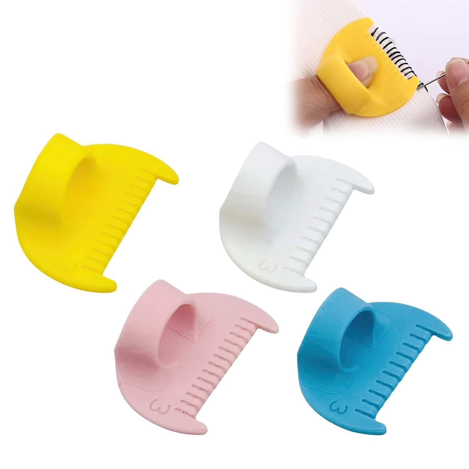 4Pcs Sewing Gauge Stitch Template, Seam Guide for Quilting, Crafting ...