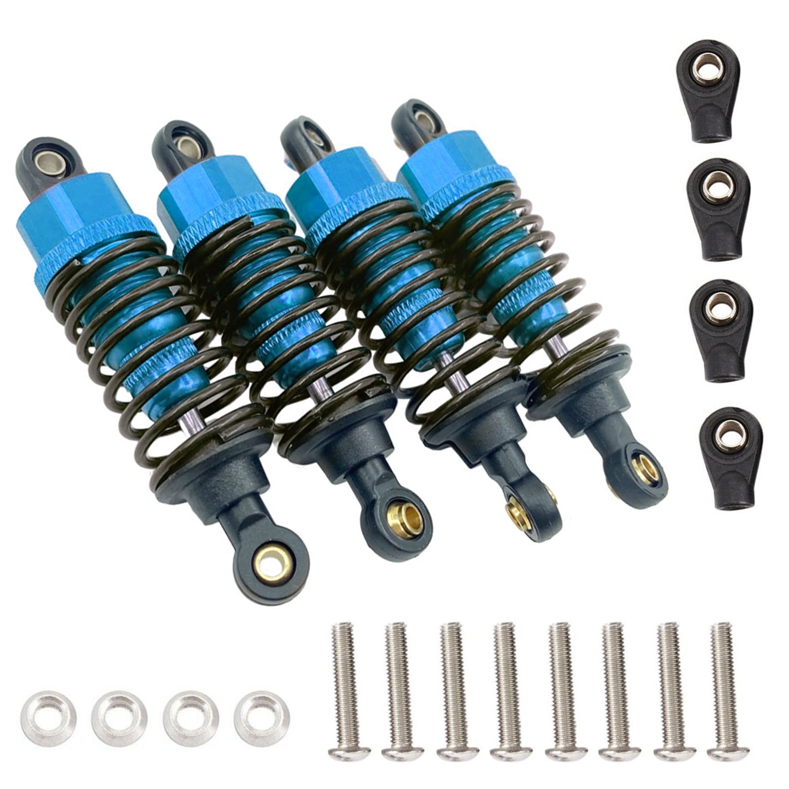 4Pcs Shock Absorbers R/C Car Anti-vibration Device Replacement for Tamiya TT01 TT02 1/10 Spare ...