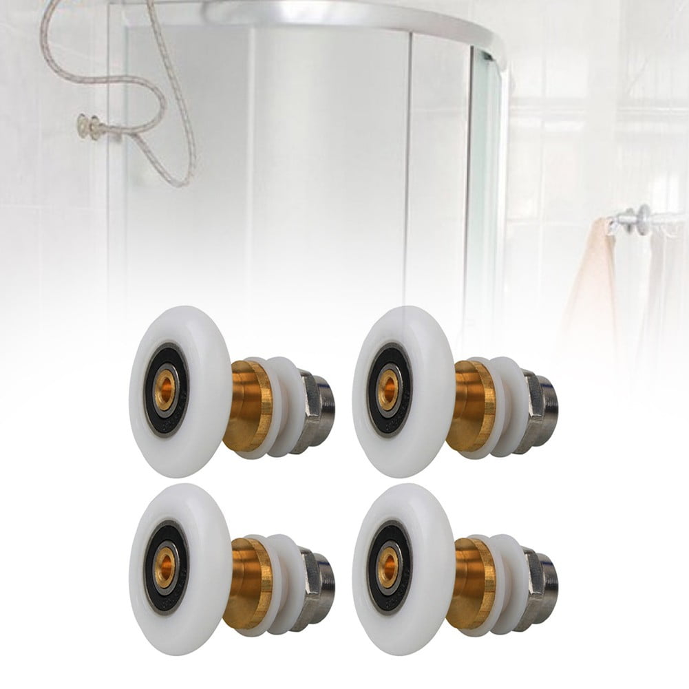 4Pcs Shower Sliding Door Pulley Cabinet Glass Door Bearing Roller ...