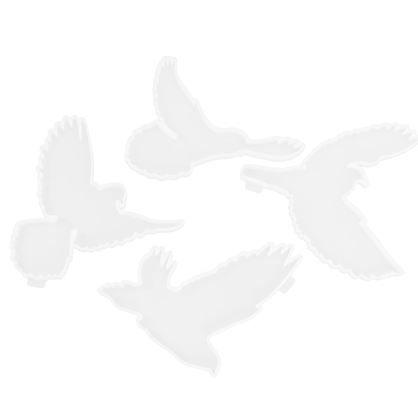 4Pcs Silicone Bird Mold DIY Wall Mold Wall Hanging Seagulls Birds ...