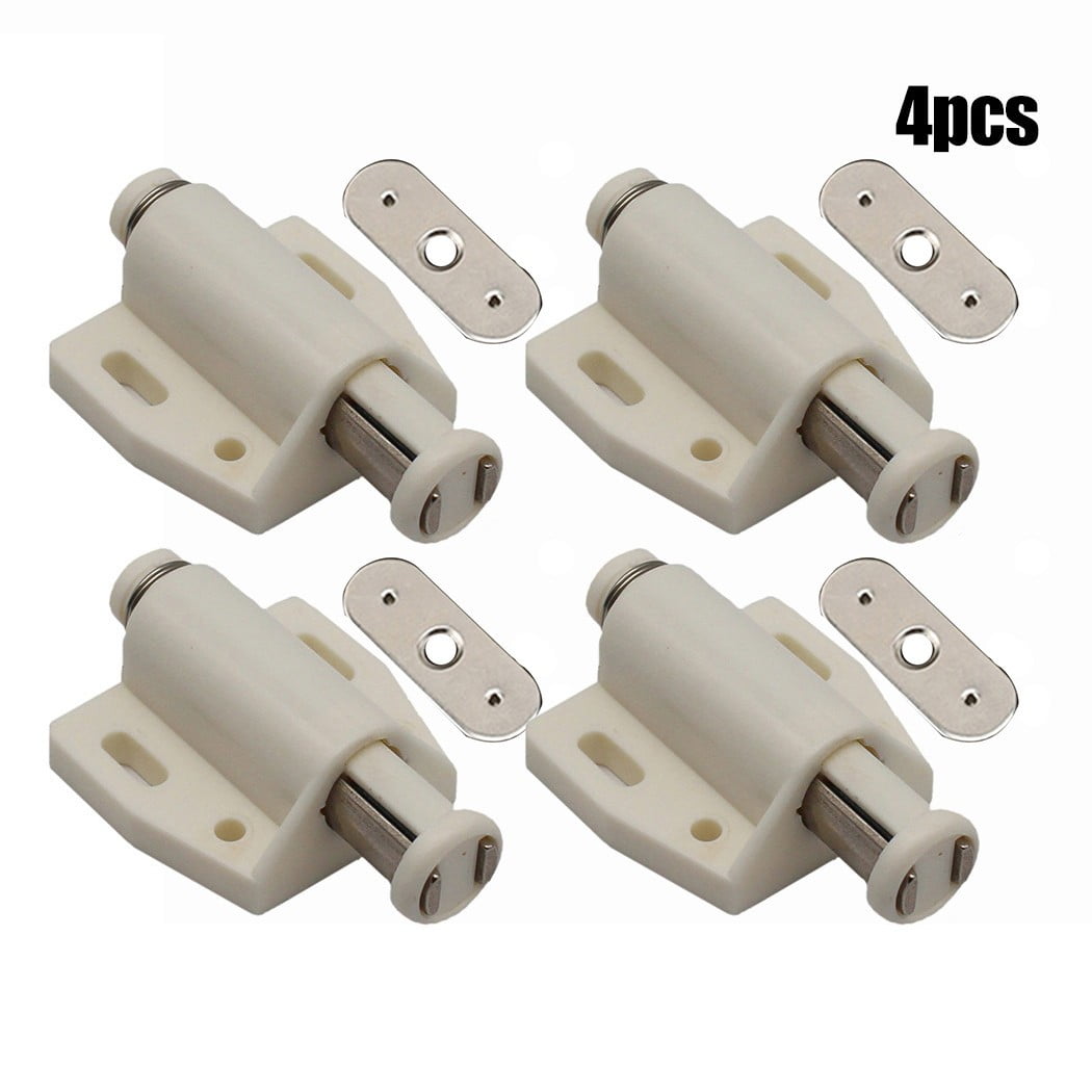 4Pcs Single Magnetic Pressure Push To Open Touch Latch Cabinet Doors ...
