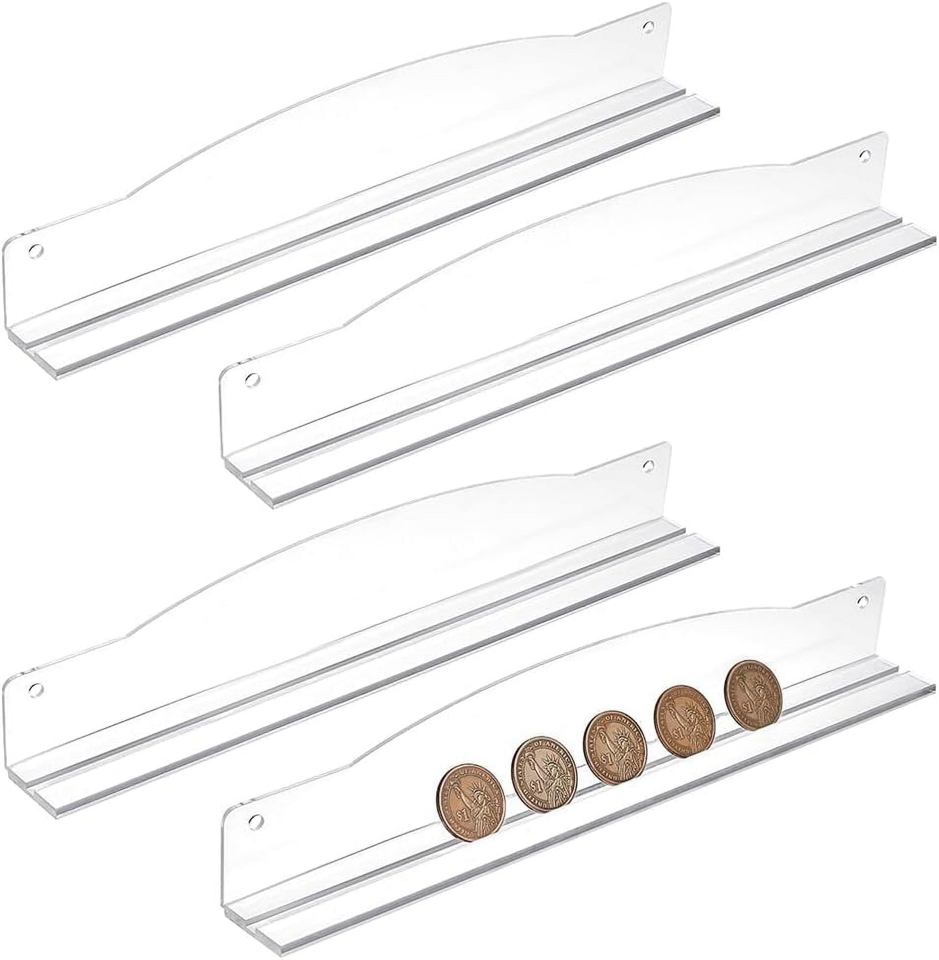 4Pcs Single Row Military Coin Collection Acrylic Coin Display Cases ...