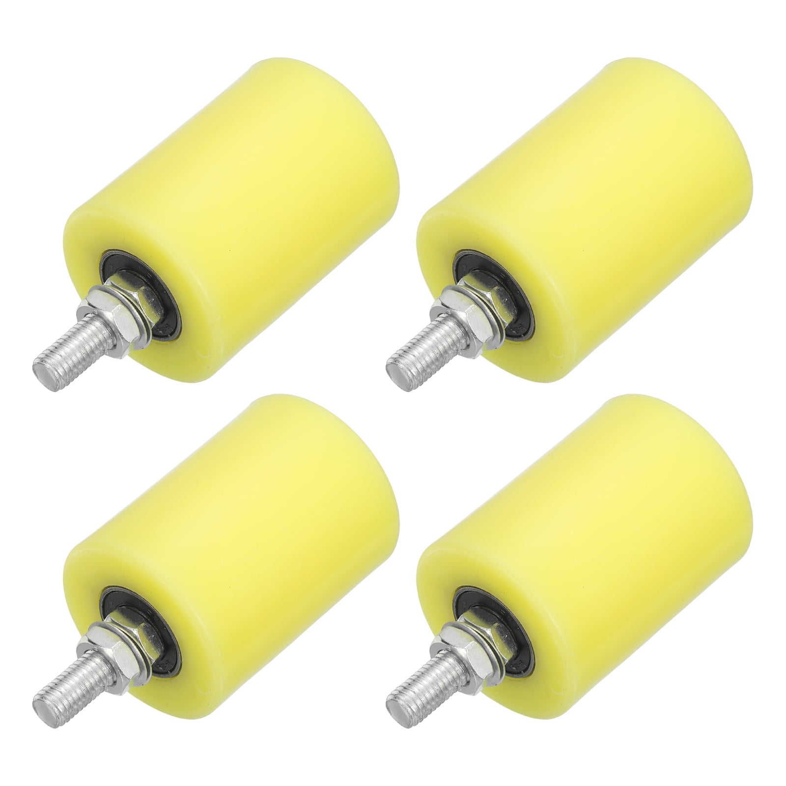 4Pcs Slide Gate Guide Roller, 3.15" Nylon Rollers Gate Support Assembly ...