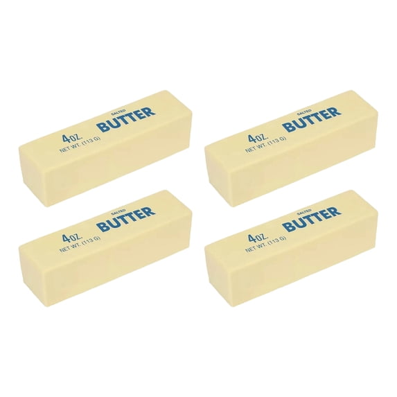 4Pcs Slow Rising Stress Relief Ball, Butter Stick Squishy Cube, Butter ...