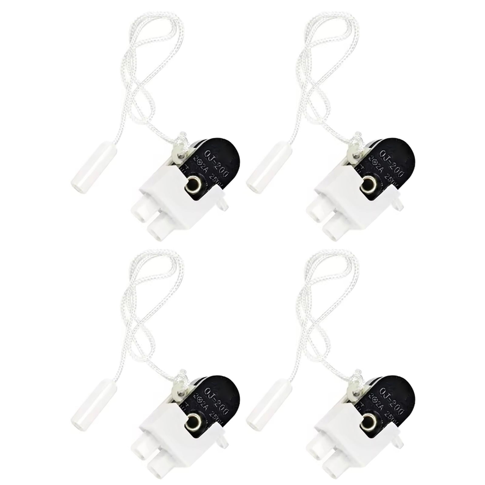 4Pcs Small Portable Size Electrical Cord Switches Easy Installion ...