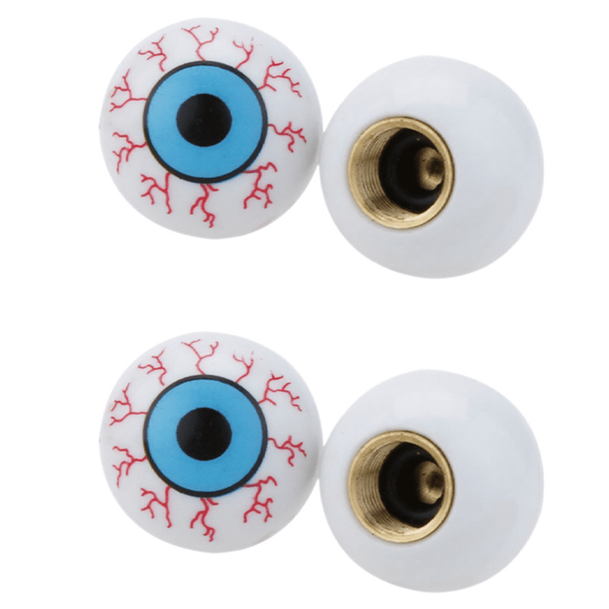 4Pcs Smile Face Ball Tire Valve Caps Lids / Valve Caps / Wheel Valve ...