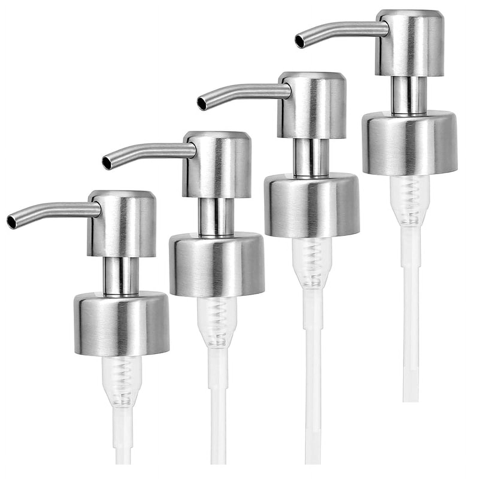 4Pcs Soap Dispenser Pump Replacement, Stainless Steel, Leak-Proof for ...