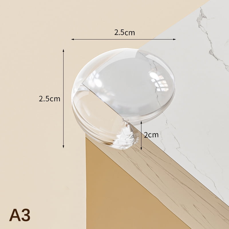 4Pcs Soft And Durable Rubber Corner Protectors Safe From Table Corners ...