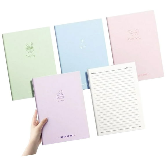 4Pcs Softcover Notebook 80 Pages Wide Lined 7x10Inch College Ruled ...