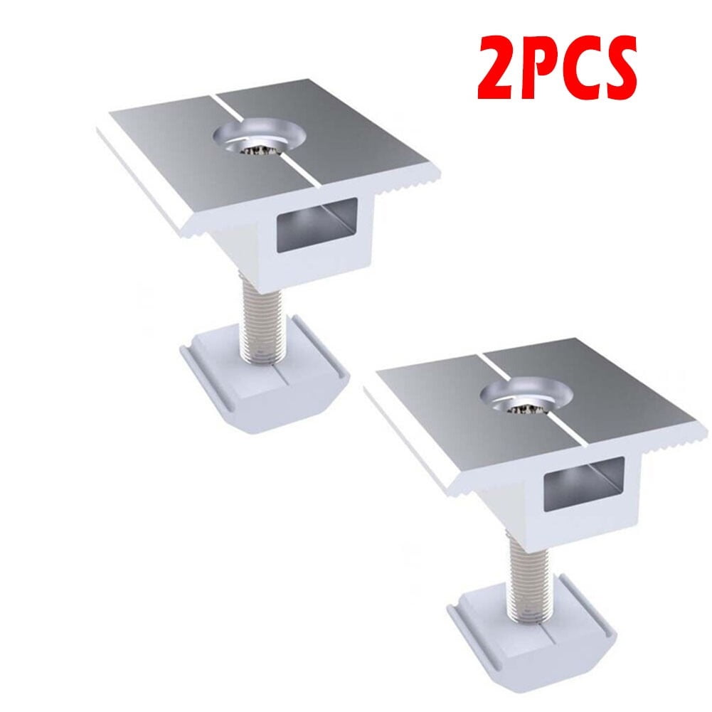 4Pcs Solar Panel Mounting Bracket Clamps Ground Lugs Fasteners ...