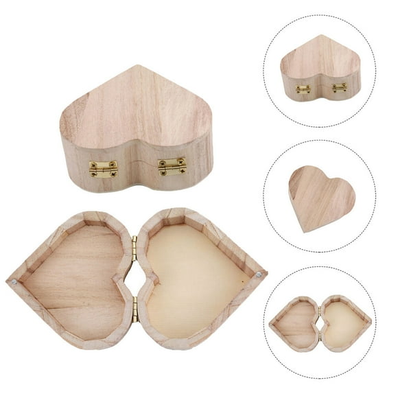 Wood Heart Boxes