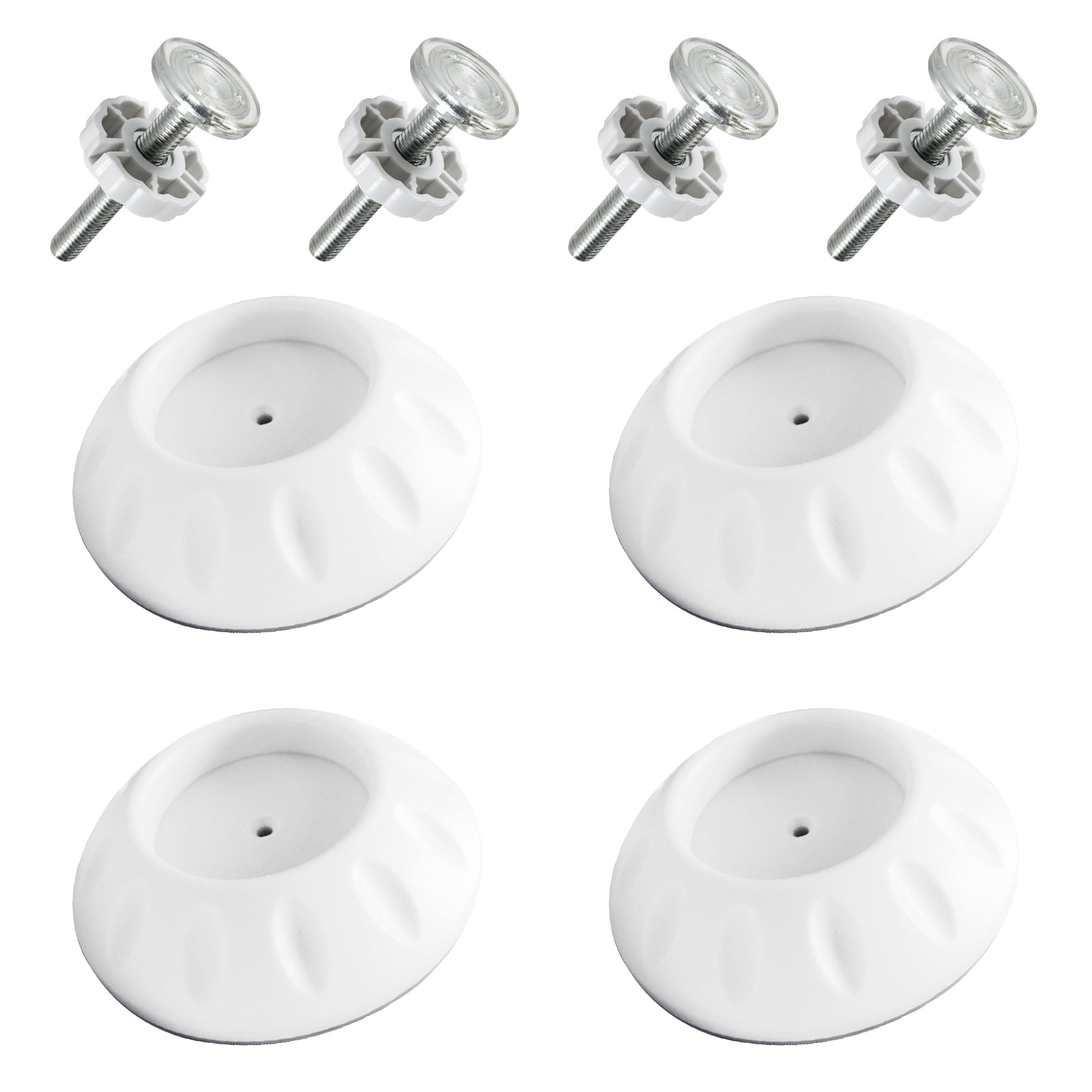 4Pcs Spindle Rods Kids Gate Threaded Spindle Rods Anti-slip Baby Gates ...