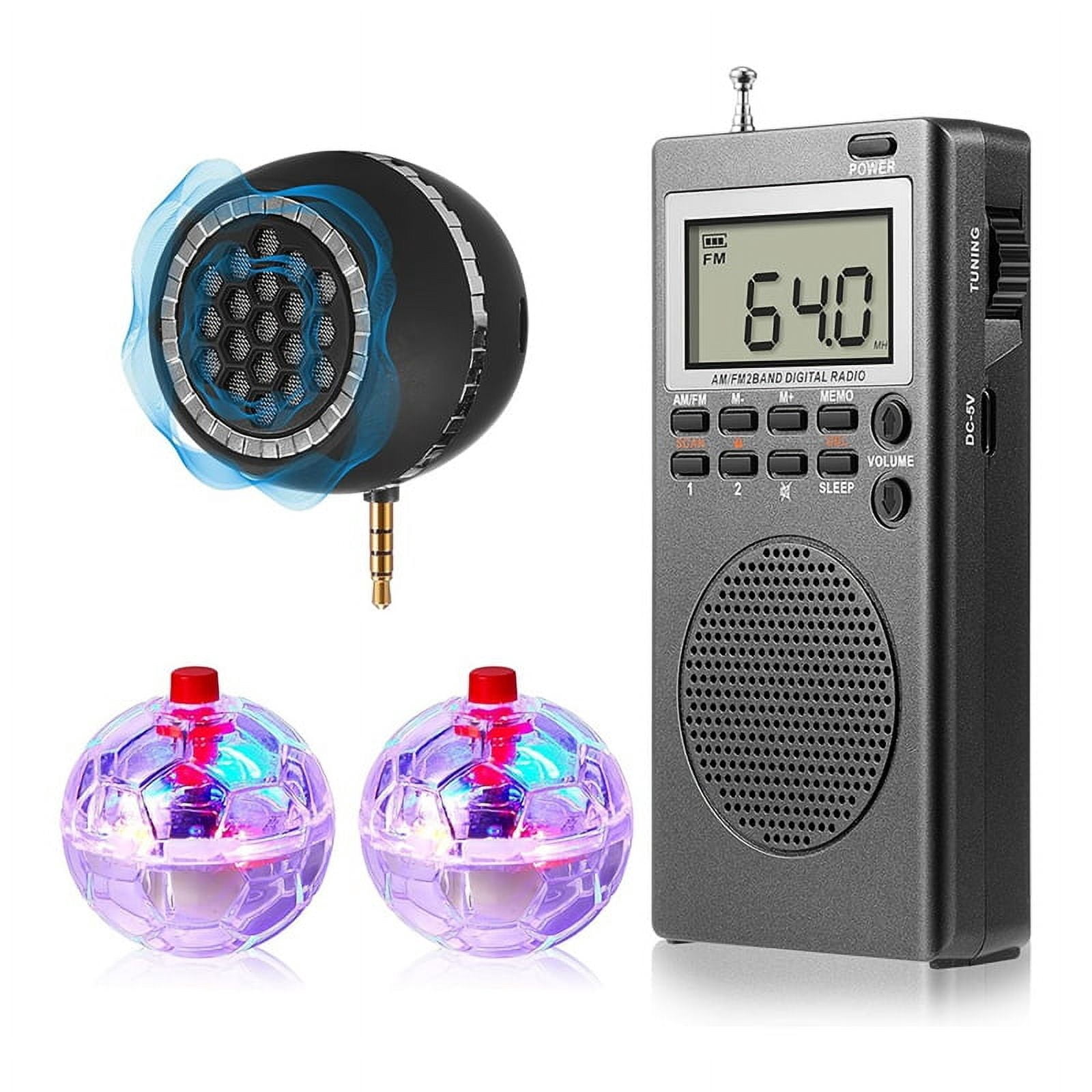 4Pcs Spirit Box Equipment Kit,with 2 LED Cat Ball 1 Spirit Box Speaker ...