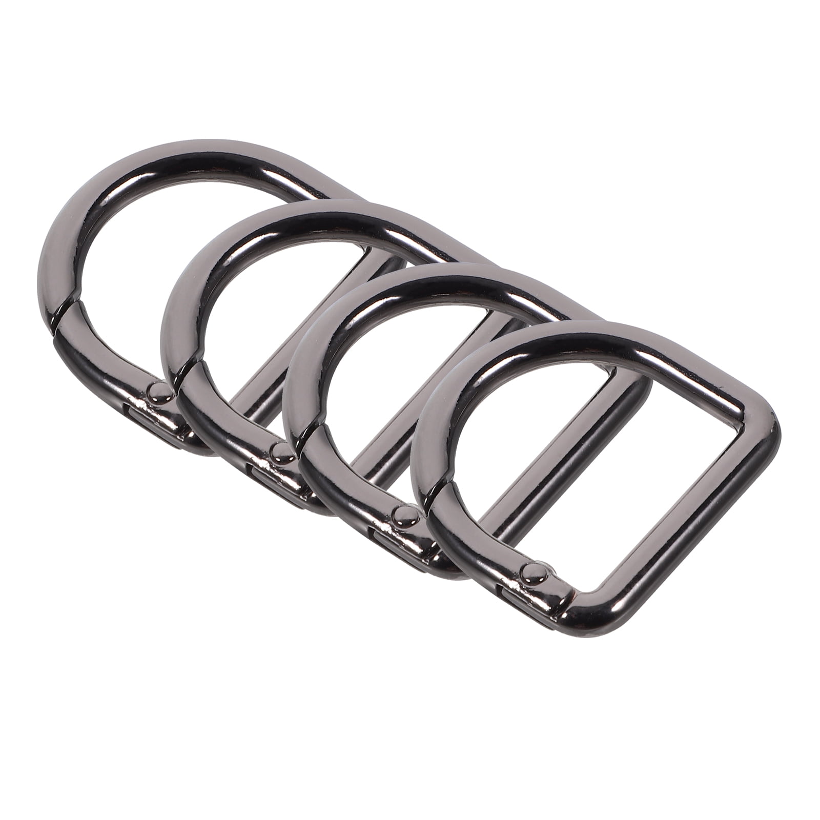 LULULION D Shaped Carabiner Snap Clip Zinc Alloy For Outdoor Activities ...