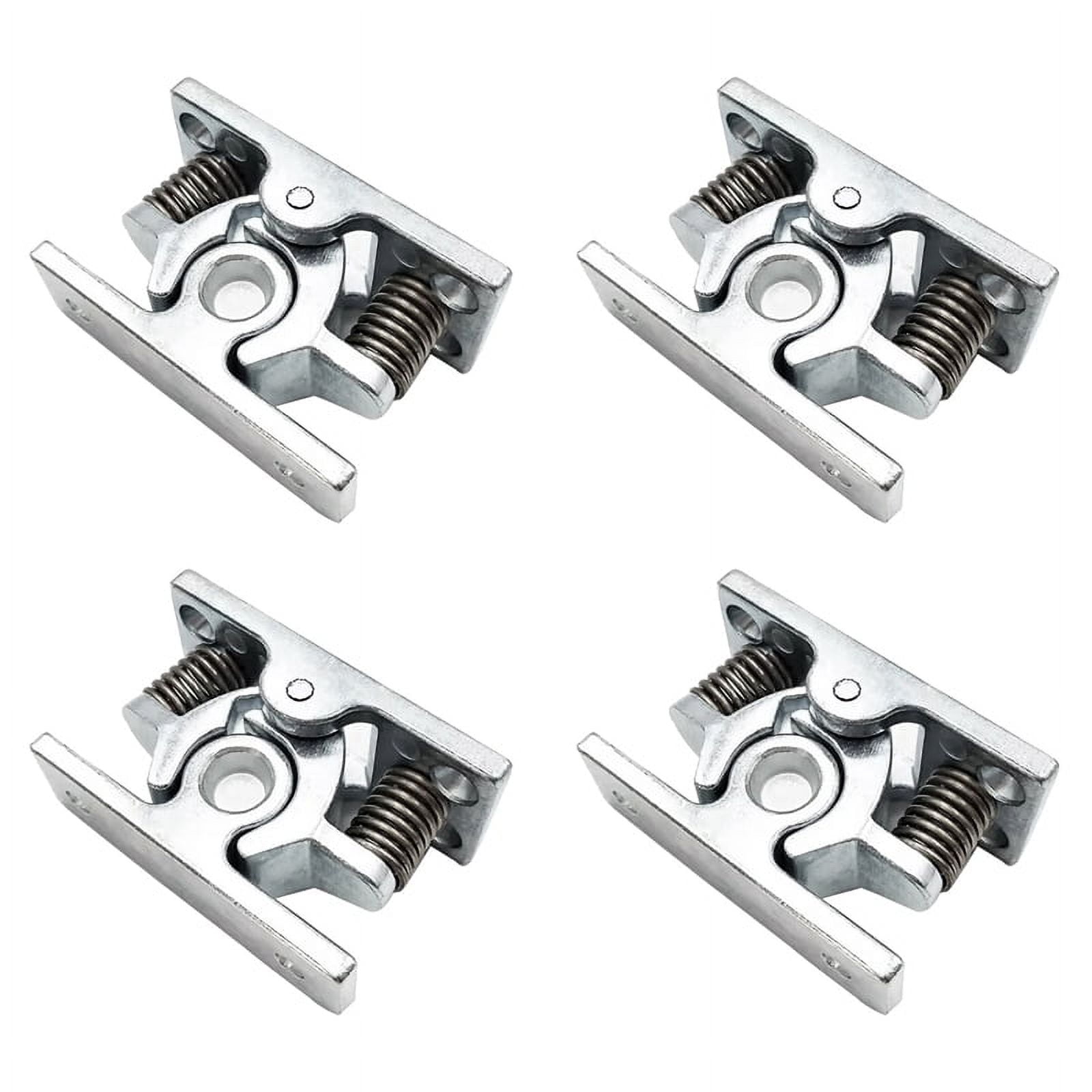 4Pcs Spring Loaded Door Easy Lock Stop Catch Release Clamp Double ...