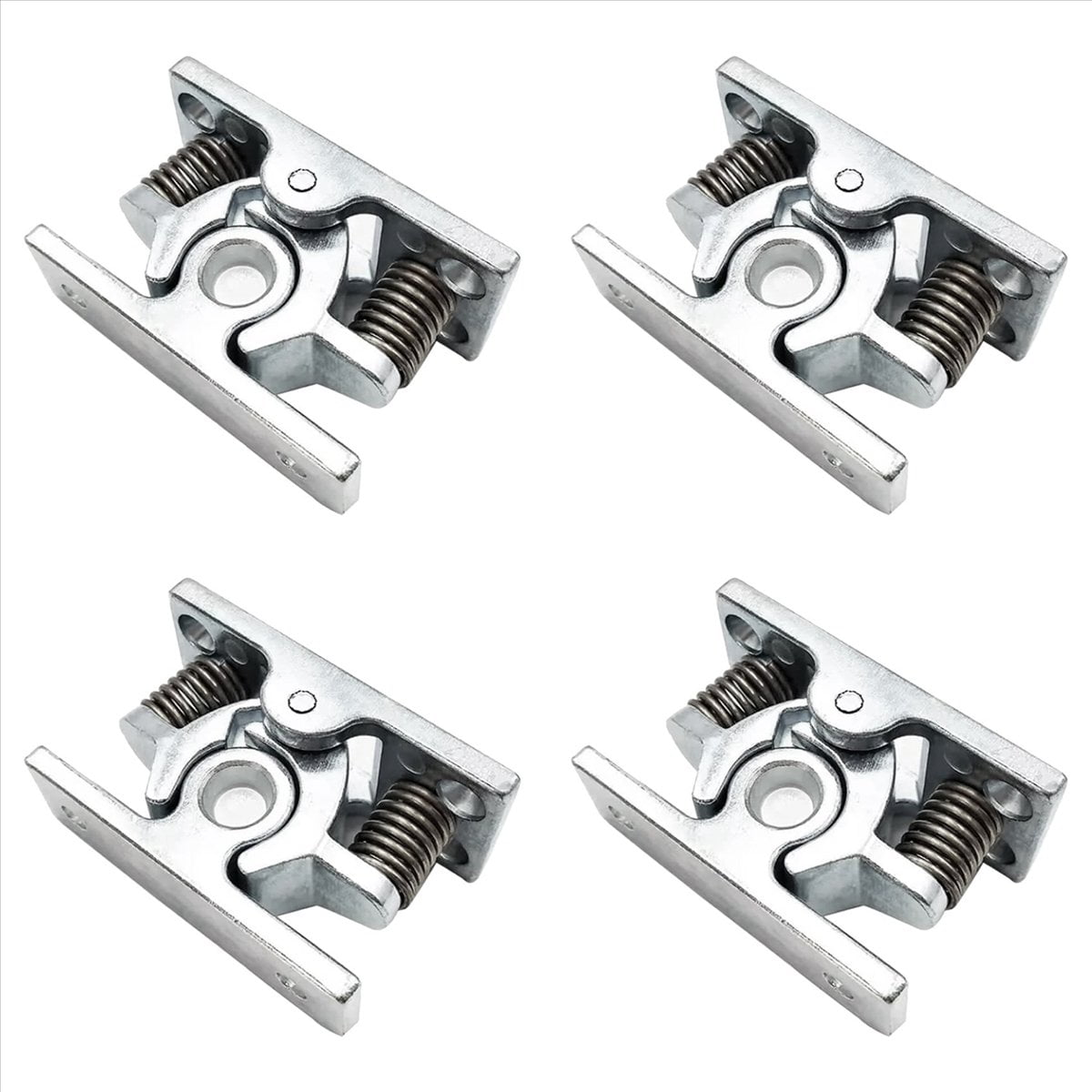 4Pcs Spring Loaded Door Easy Lock Stop Catch Release Clamp Double ...
