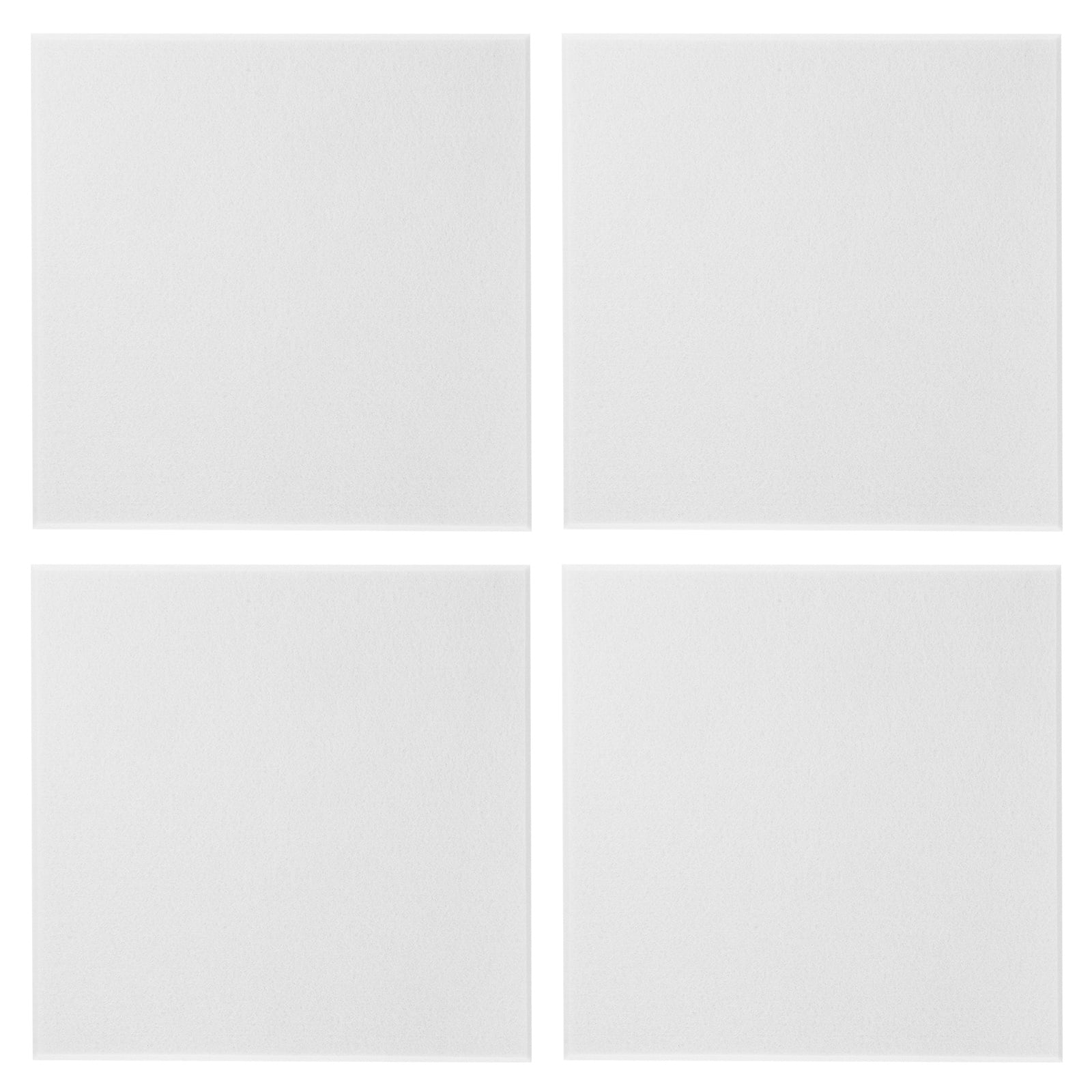 4Pcs Square Felt Wall Tiles Felt Wall Stickers Adhesive Memo Board ...