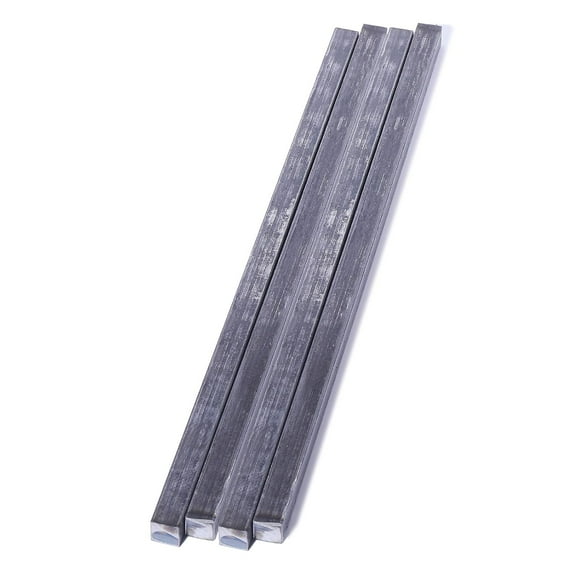 4Pcs Square Steel Key Stock Steel Rod Solid Raw Unplated Steel for DIY ...