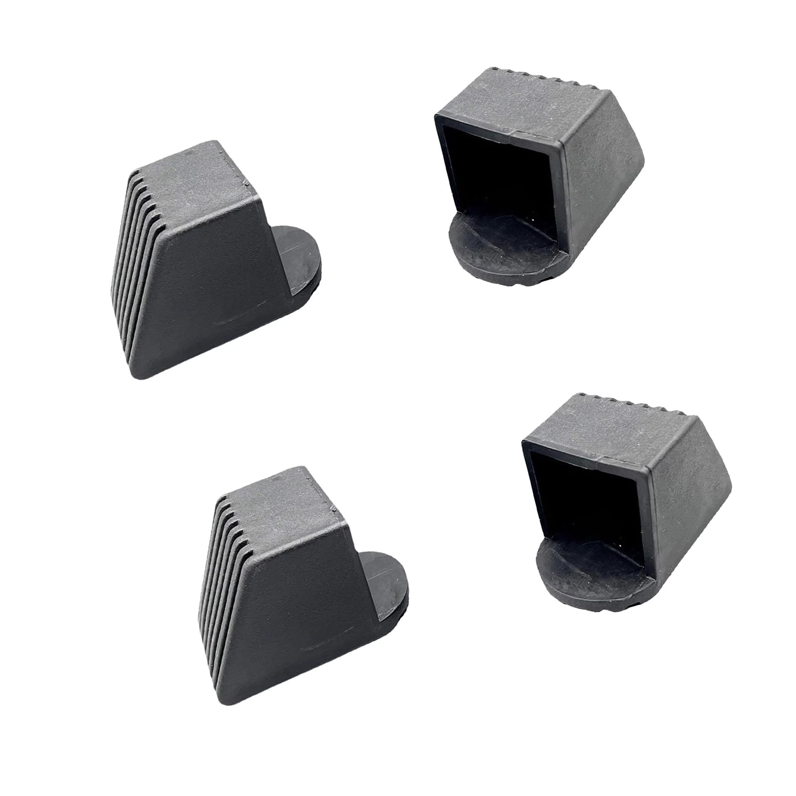 4Pcs Square Tubing Plastic Plugs Fitness Equipment End Caps Floor ...