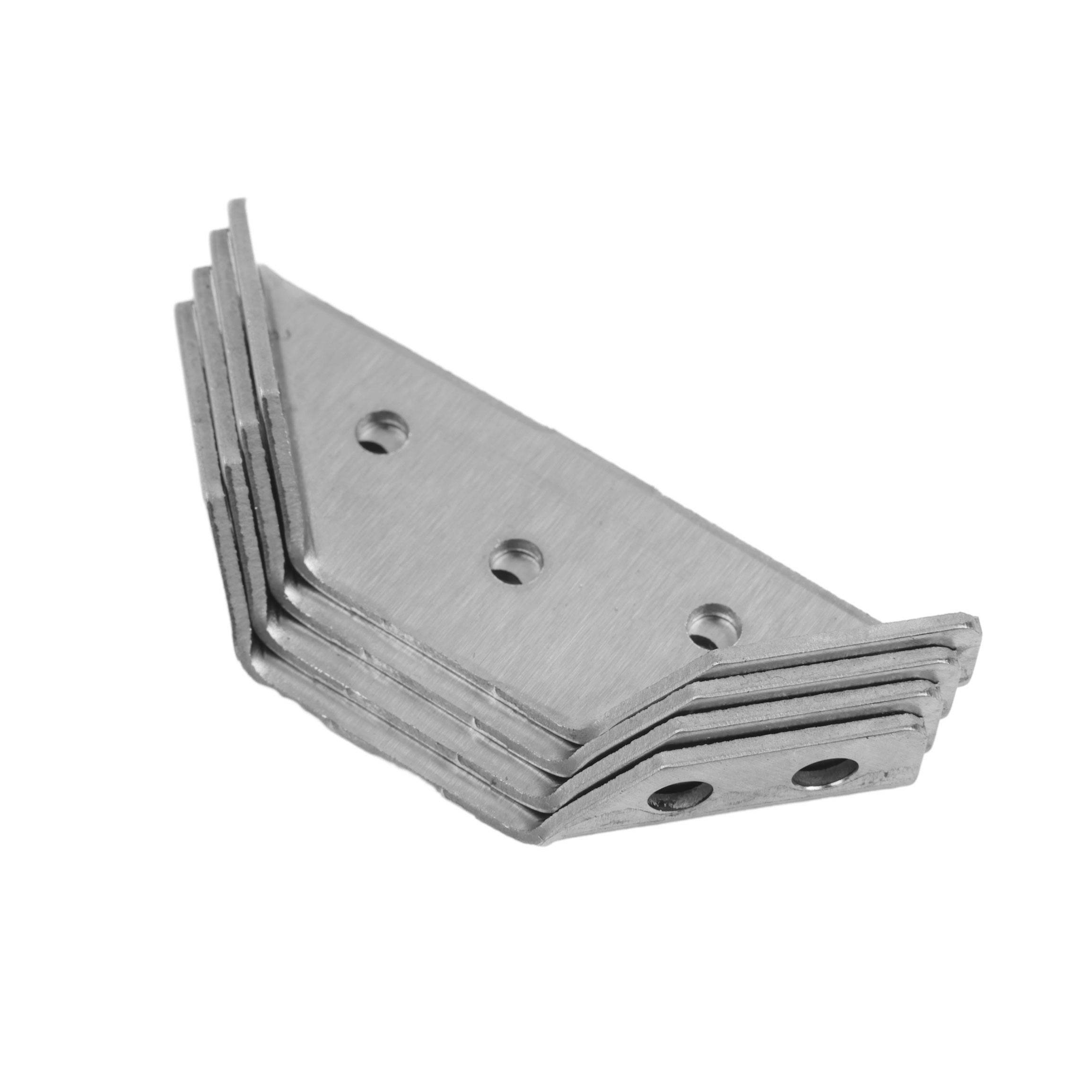 4Pcs Stainless Steel Angle Corner Brackets Protector Right Angle Corner ...