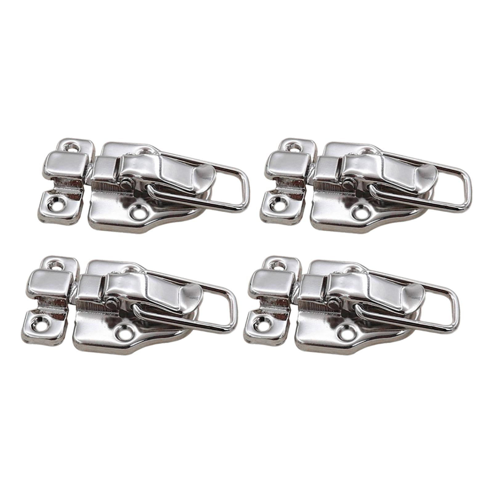 4Pcs Stainless Steel Toggle Case With Screws - Trunk Box Chest Suitcase ...