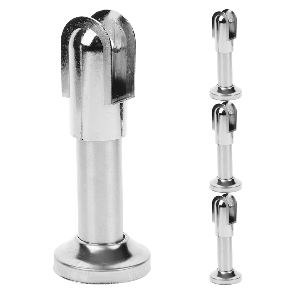 4Pcs Stainless Steel Toilet Partition Support Feet for Public Restroom ...
