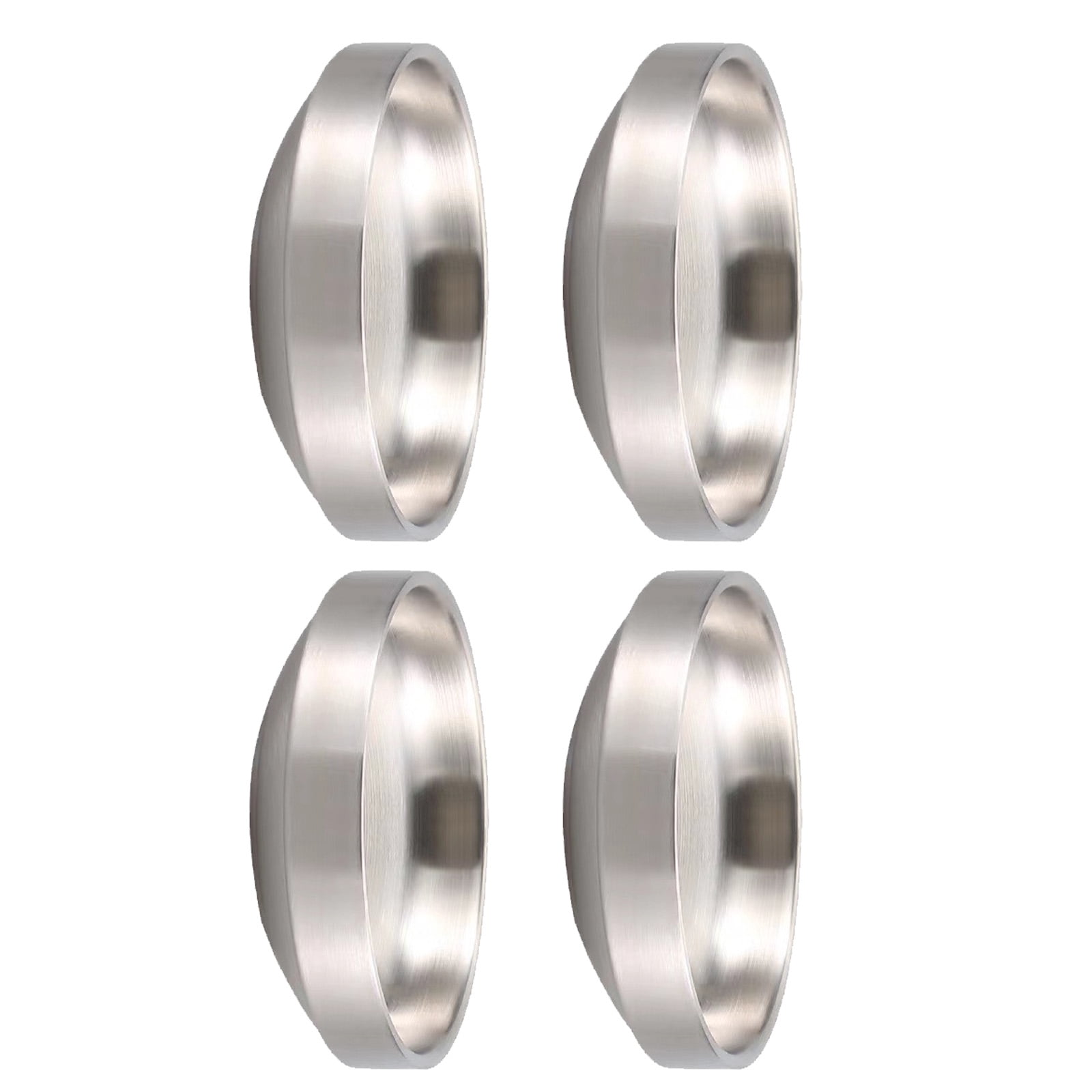 4Pcs Stainless Steels Sauce Bowl Round Seasoning Dishes Heat Insulated ...
