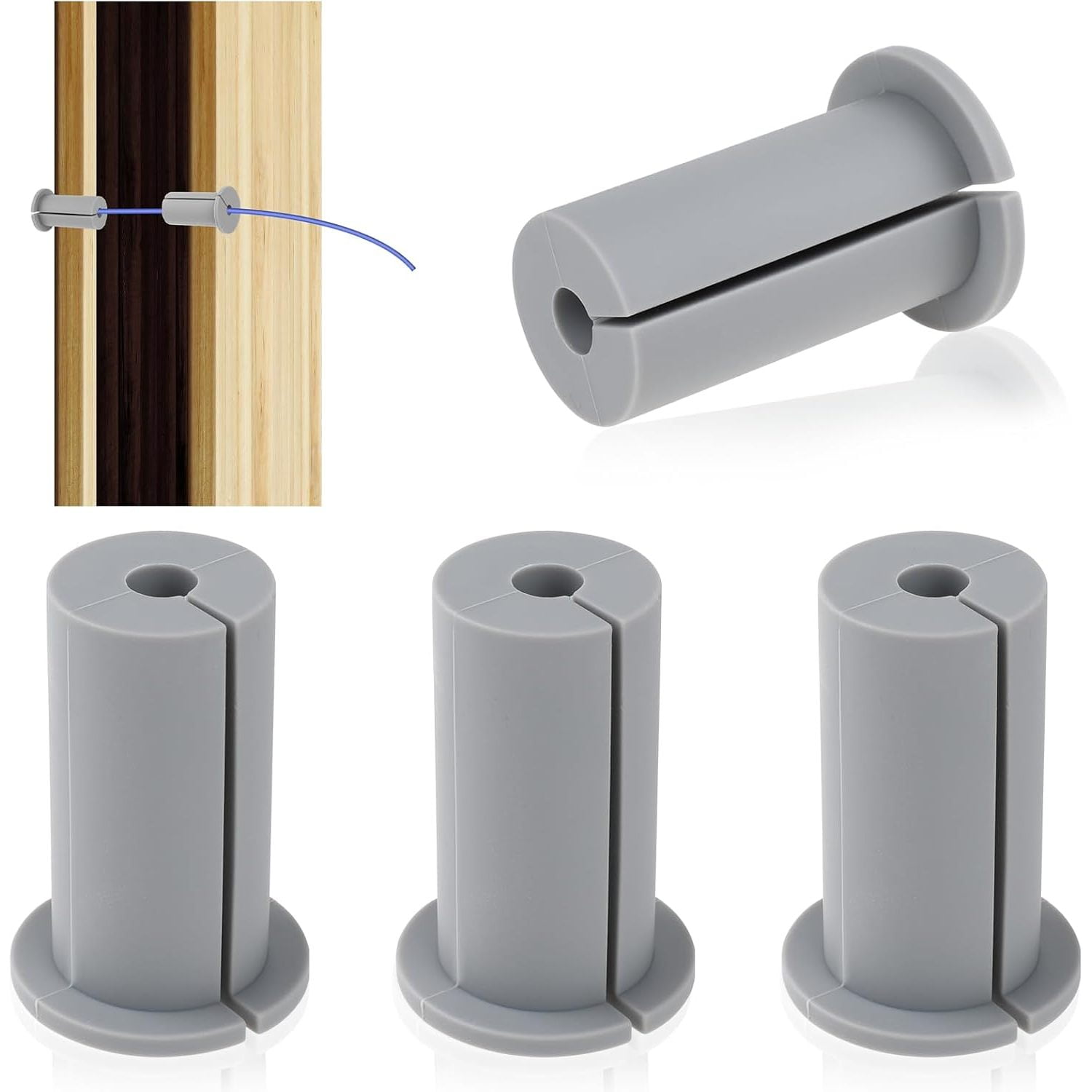 4Pcs Starlink Cable Routing Kit for 1 Inch Wall Hole, Silicone Wall ...