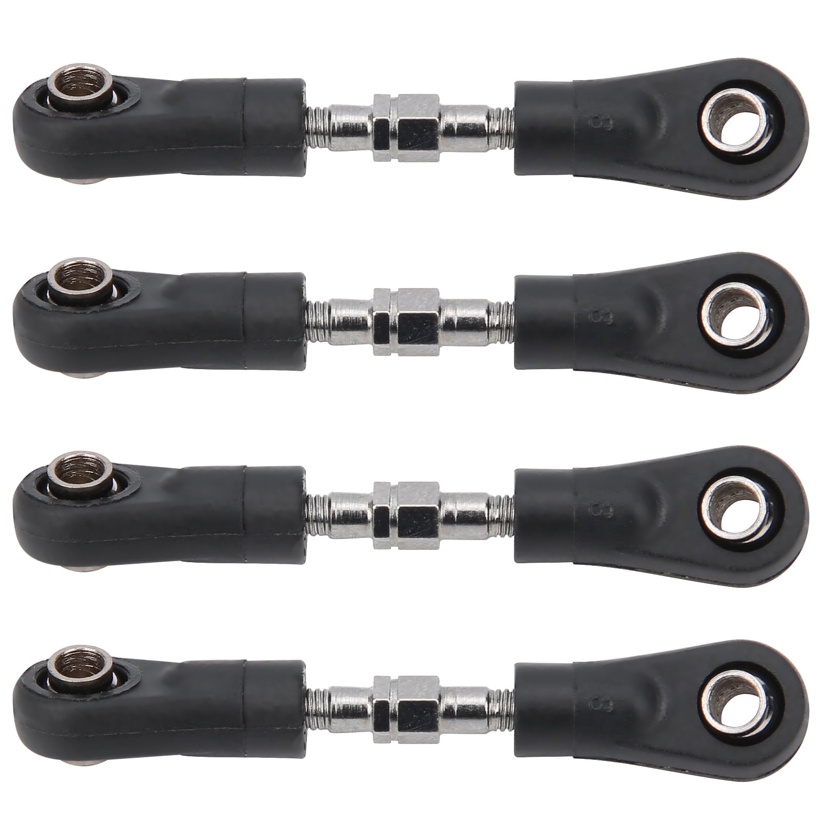 4Pcs Steering Tie Rod Set, Metal Plastic Rc Remote Control Car In Front ...