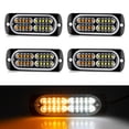 4Pcs Strobe Lights 20Led Hazard Light Emergency Safety Warning Led ...