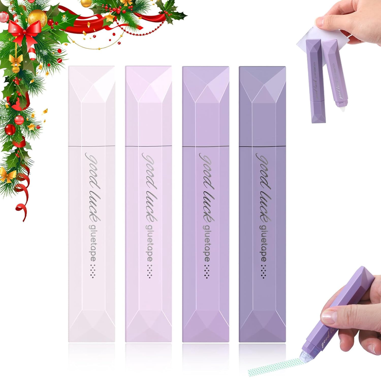 4Pcs Strong Double Sided Tape Pens for Wrapping, 2026 New Scrapbooking ...