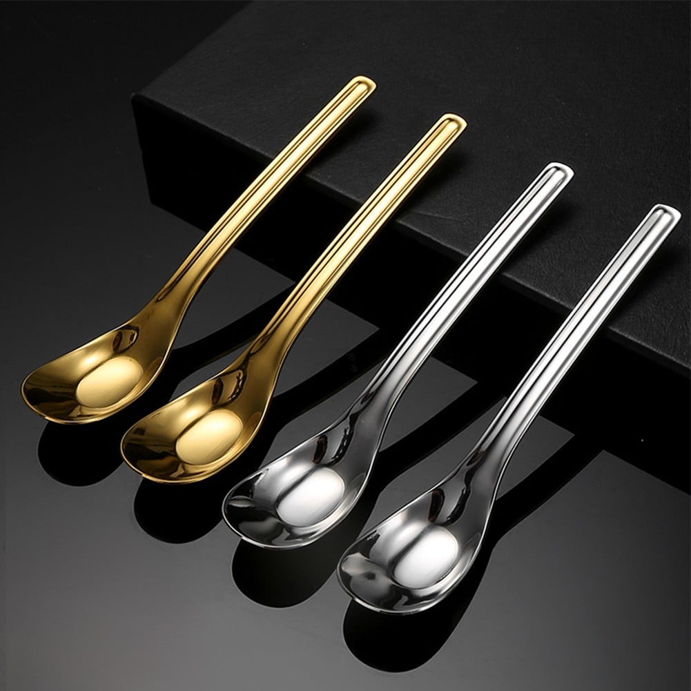 4Pcs Sturdy 316 Stainless Steel Spoons: Stylish, Comfortable And ...
