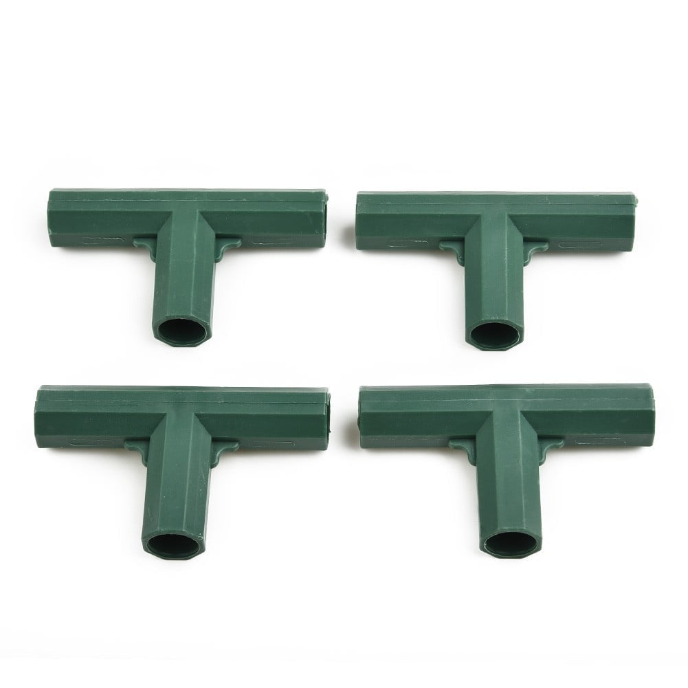 4Pcs T 3ways Cross 4ways Connector For 16MM Tube Plastic Garden Climb ...