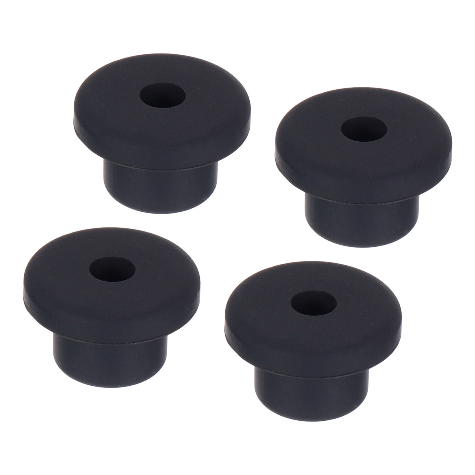 4Pcs T Shape Rubber Grommet Mount Dia 15mm ID 6mm H 14mm Seal ...