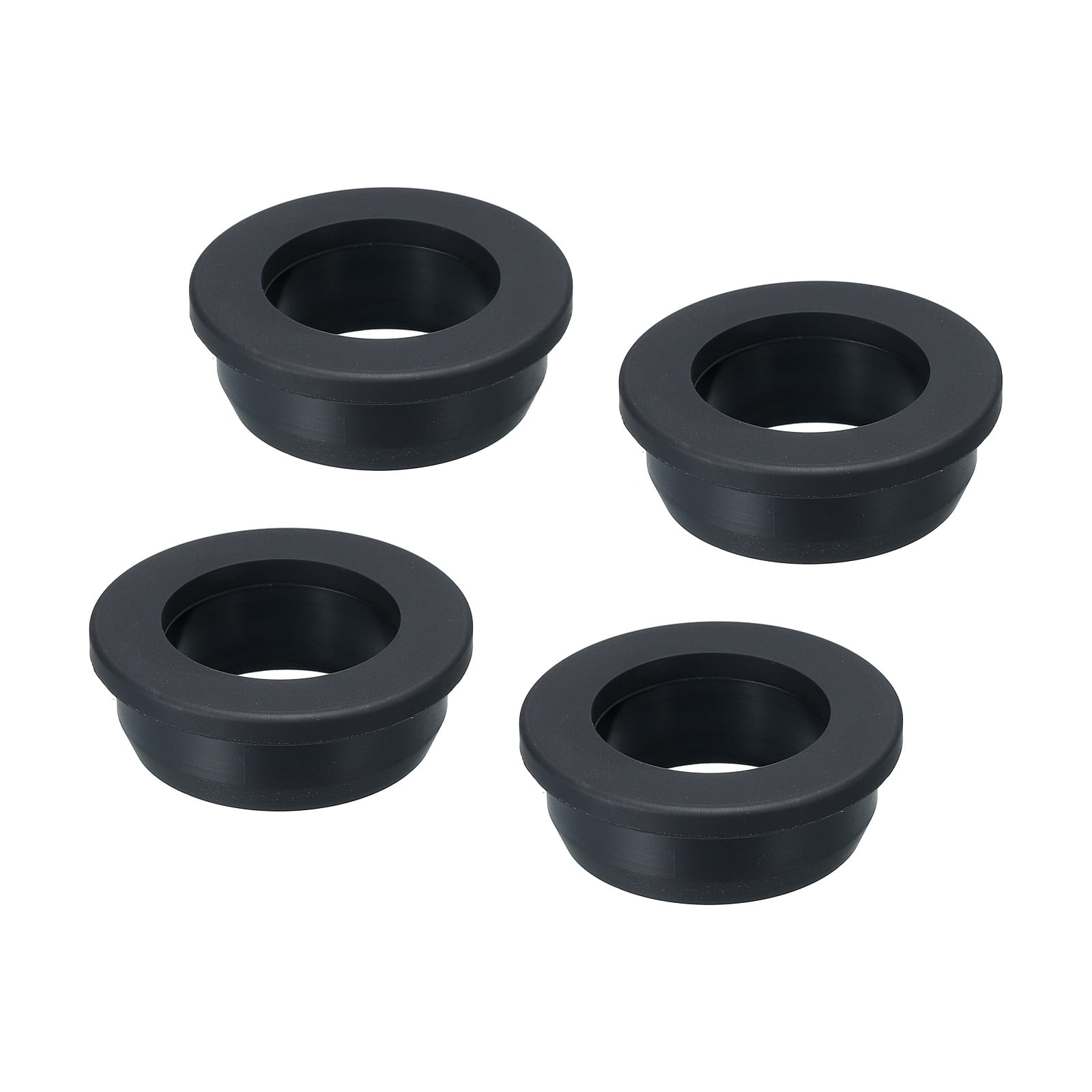 4Pcs T Shape Rubber Grommet Mount Dia 39.3mm ID 28mm H 16mm Seal ...