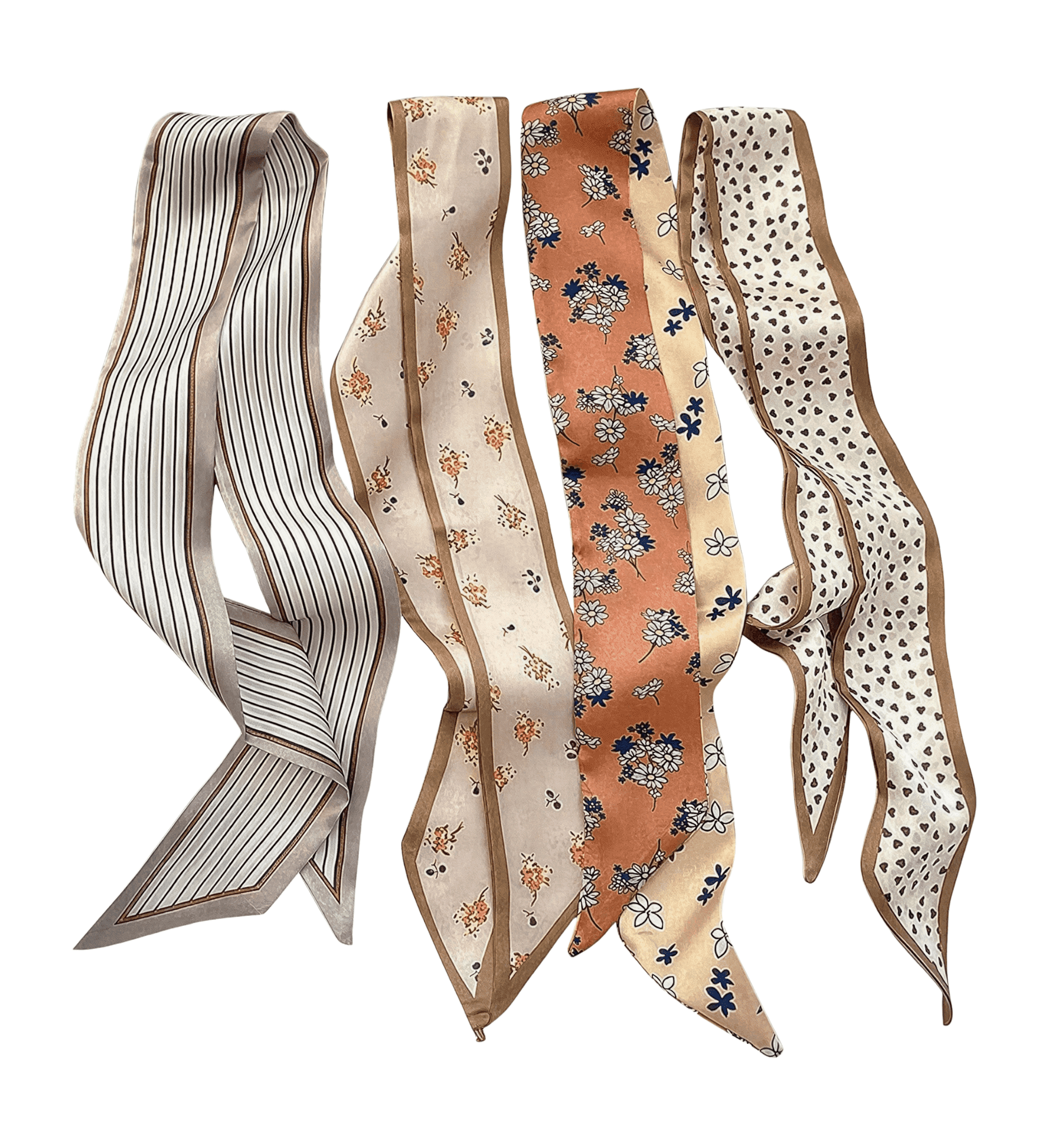 4Pcs Boho Style Headscarf, Versatile Head Wrap Accessory for Hair ...