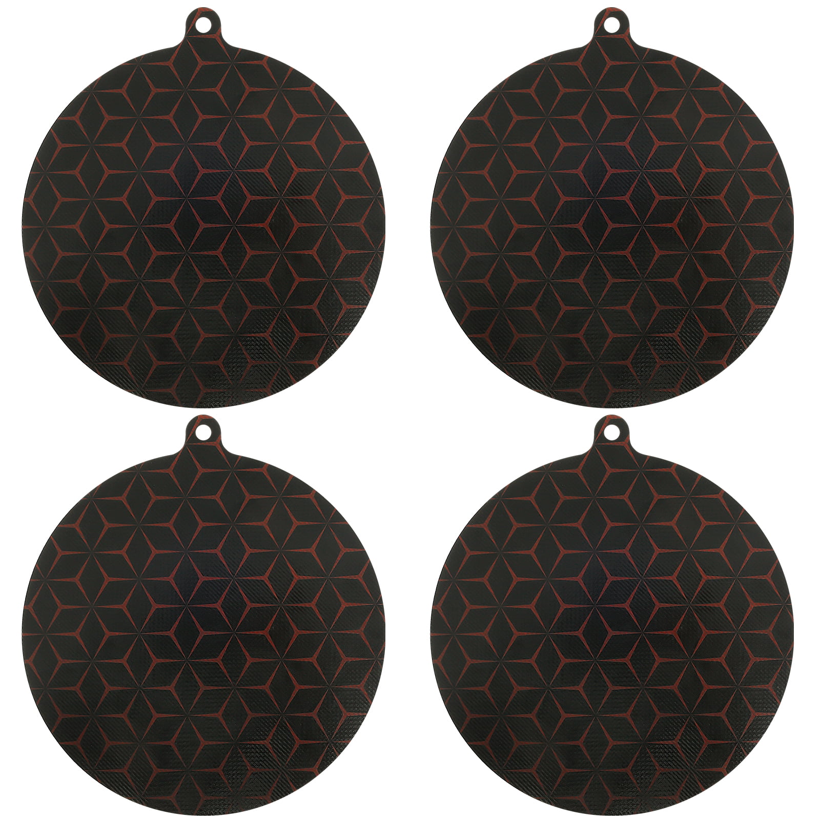 4Pcs Thermochromic Silicone Induction Cooktop Mat Nonslip Induction ...