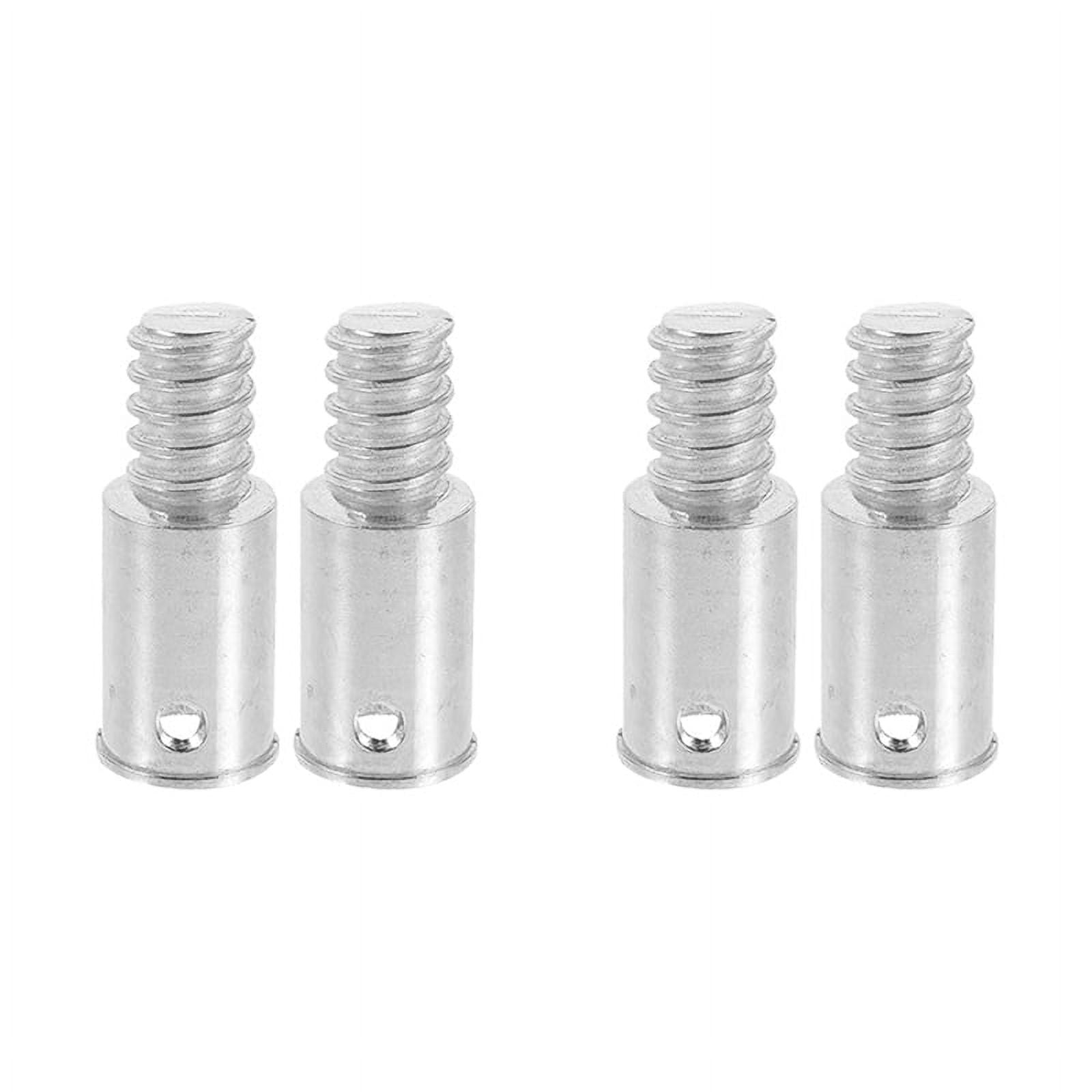 4Pcs Threaded Tip Replacement Repair Kit,Aluminum Threaded Handle Tips ...