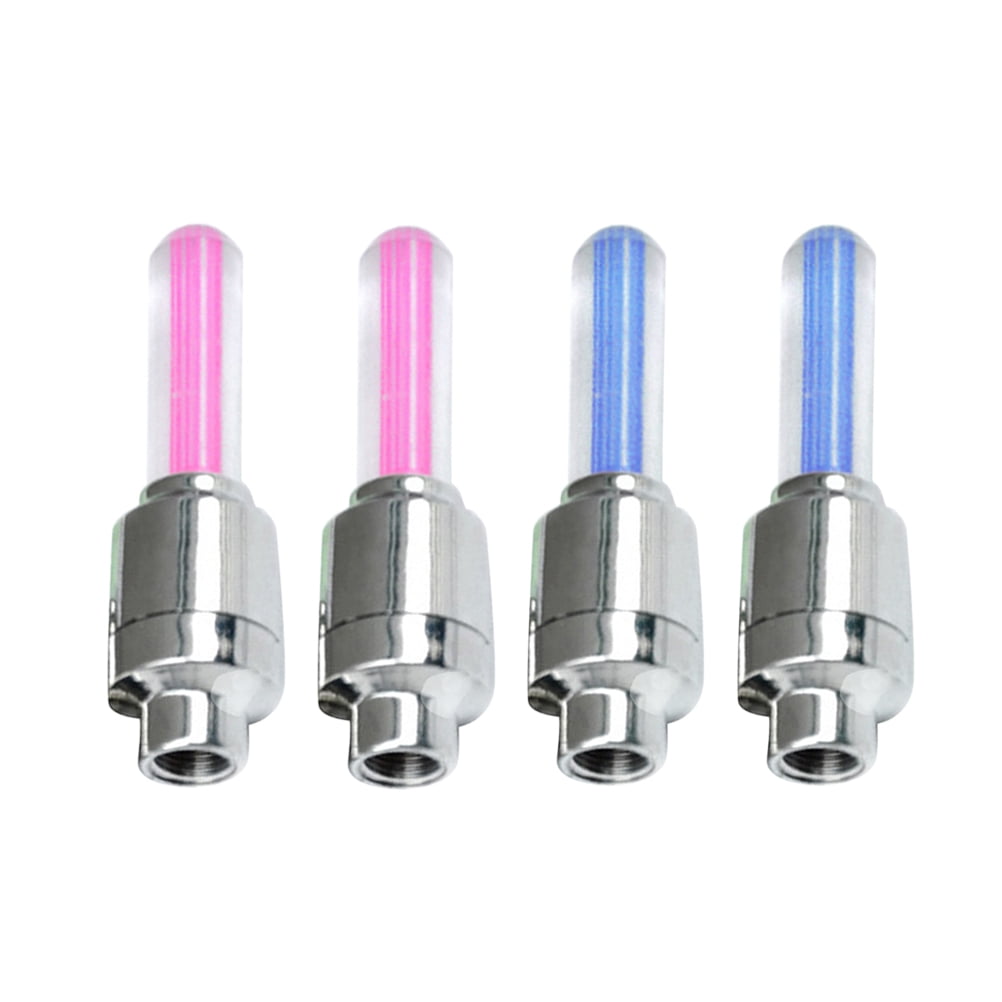 4Pcs Tire Valve Cap Car Light LED Bike Wheel Light Waterproof Tyre ...