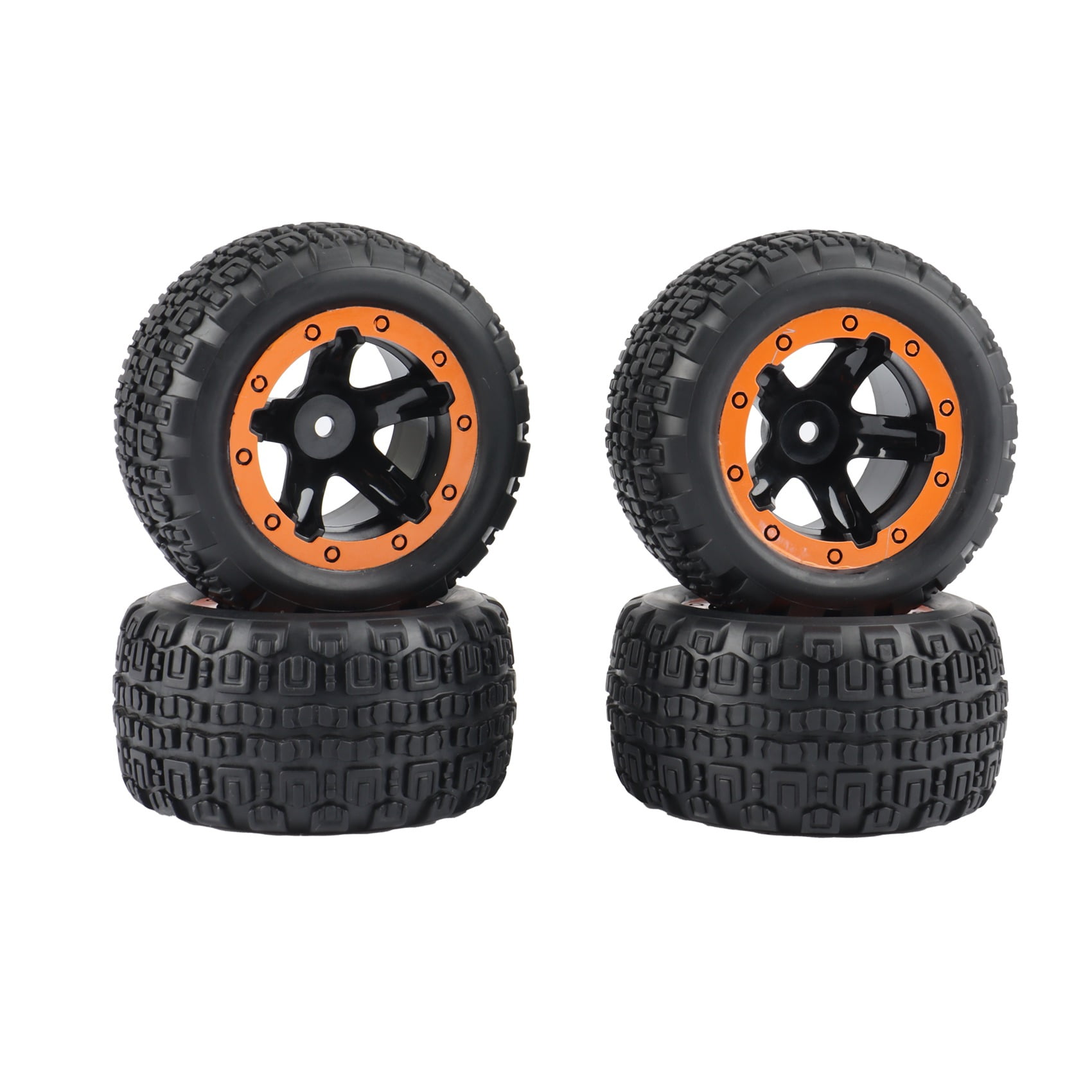 4Pcs Tire Wheel Tyre for HBX 16889 16889A 16890 16890A SG 1601 SG 1602 ...