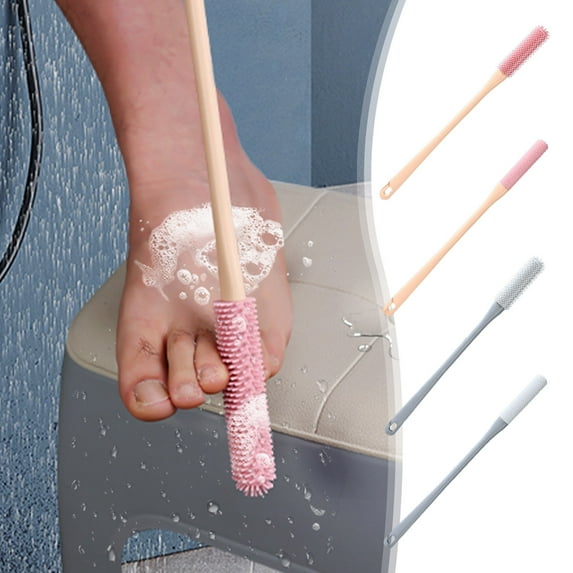 4Pcs Toe Scrub Brush Under $5! Kadlawus Foot Cleaning Brush for Toes ...