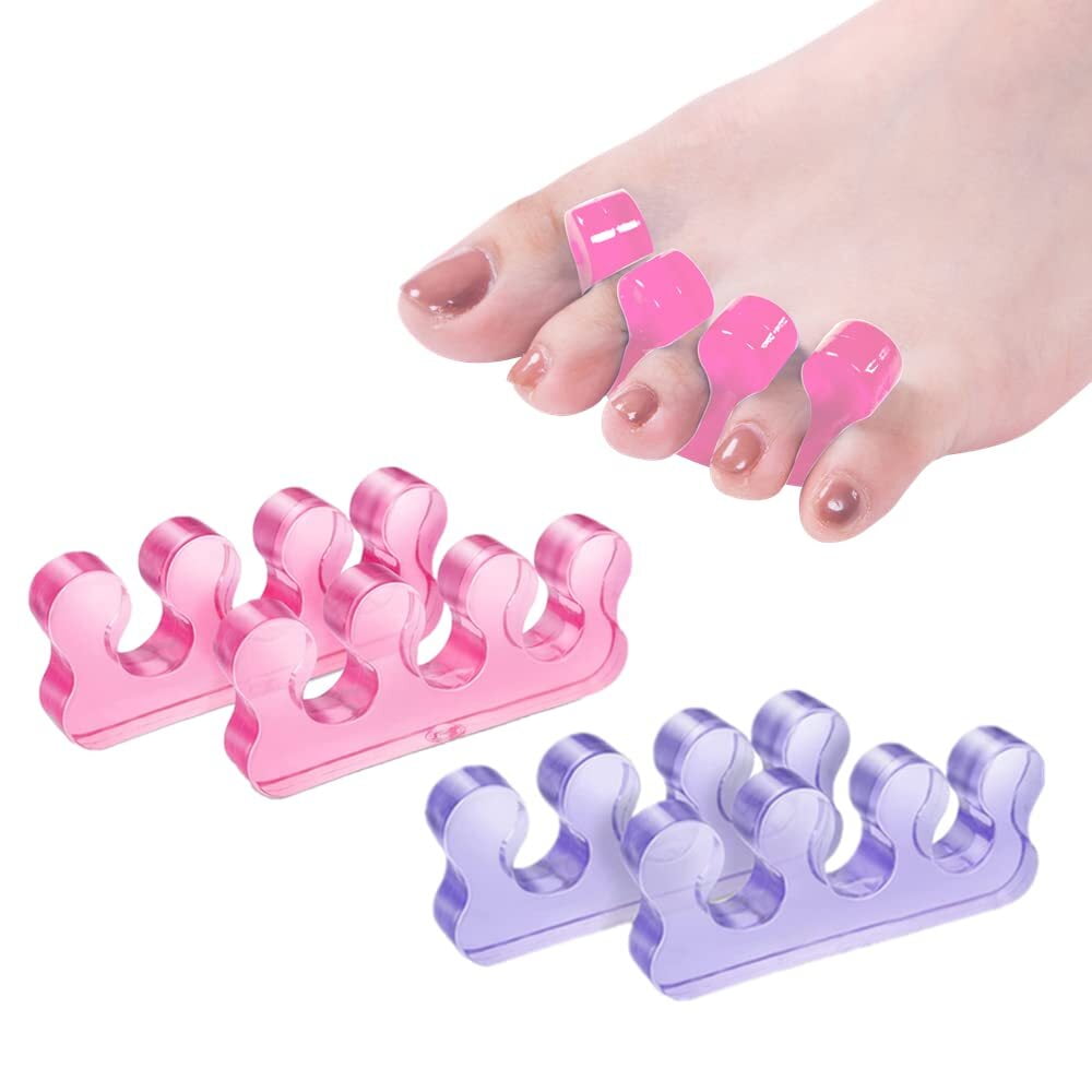 4Pcs Toe Separators Pedicure, Pedicure Toe Separators,Repeatable ...
