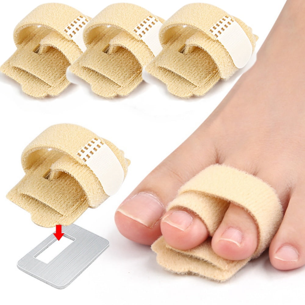 4Pcs Toe Splints, Toe Corrector for Overlapping Toe, Hammer Toe ...