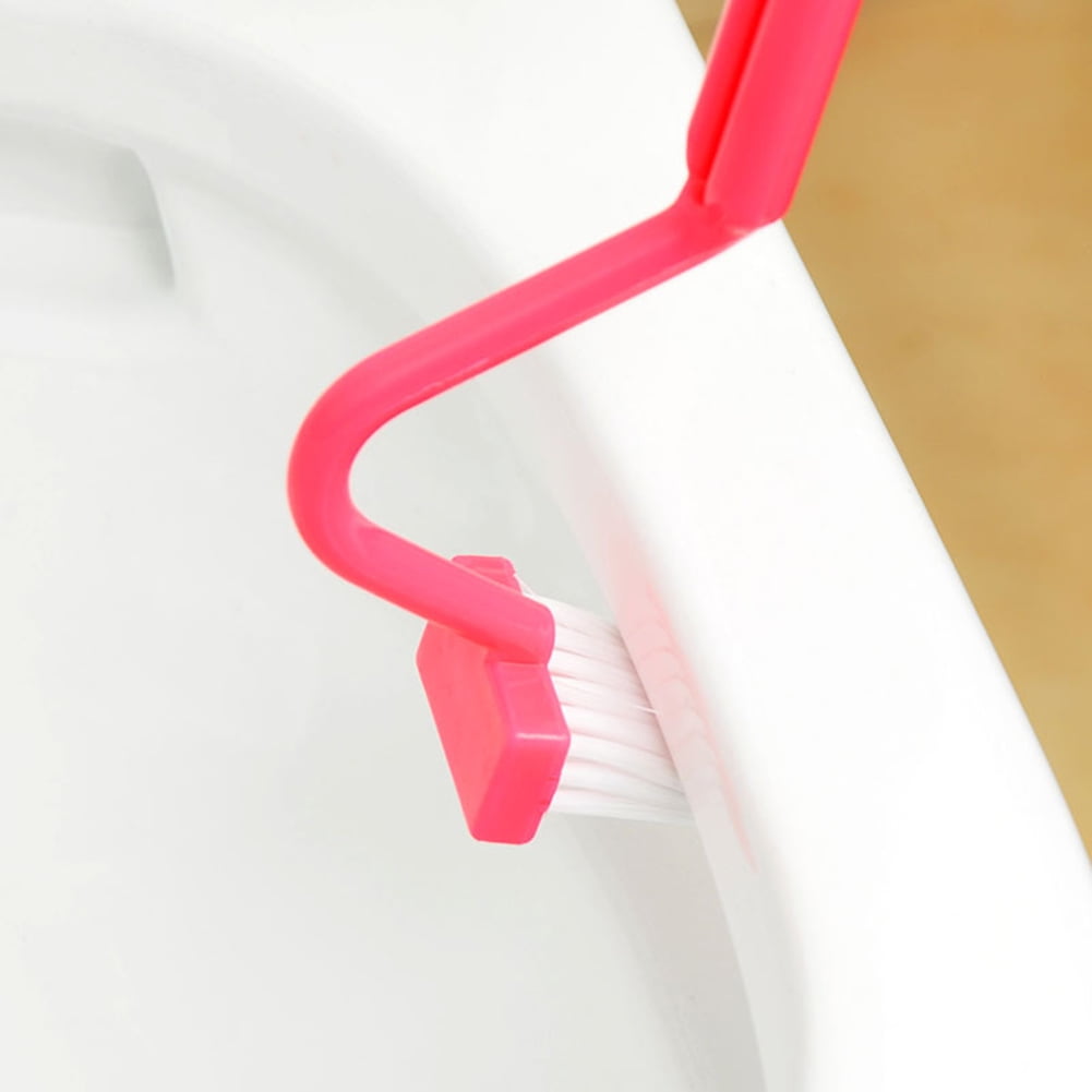 4Pcs Toilet Brush - Plastic Toilet Cleaning Brush with Curved Design ...