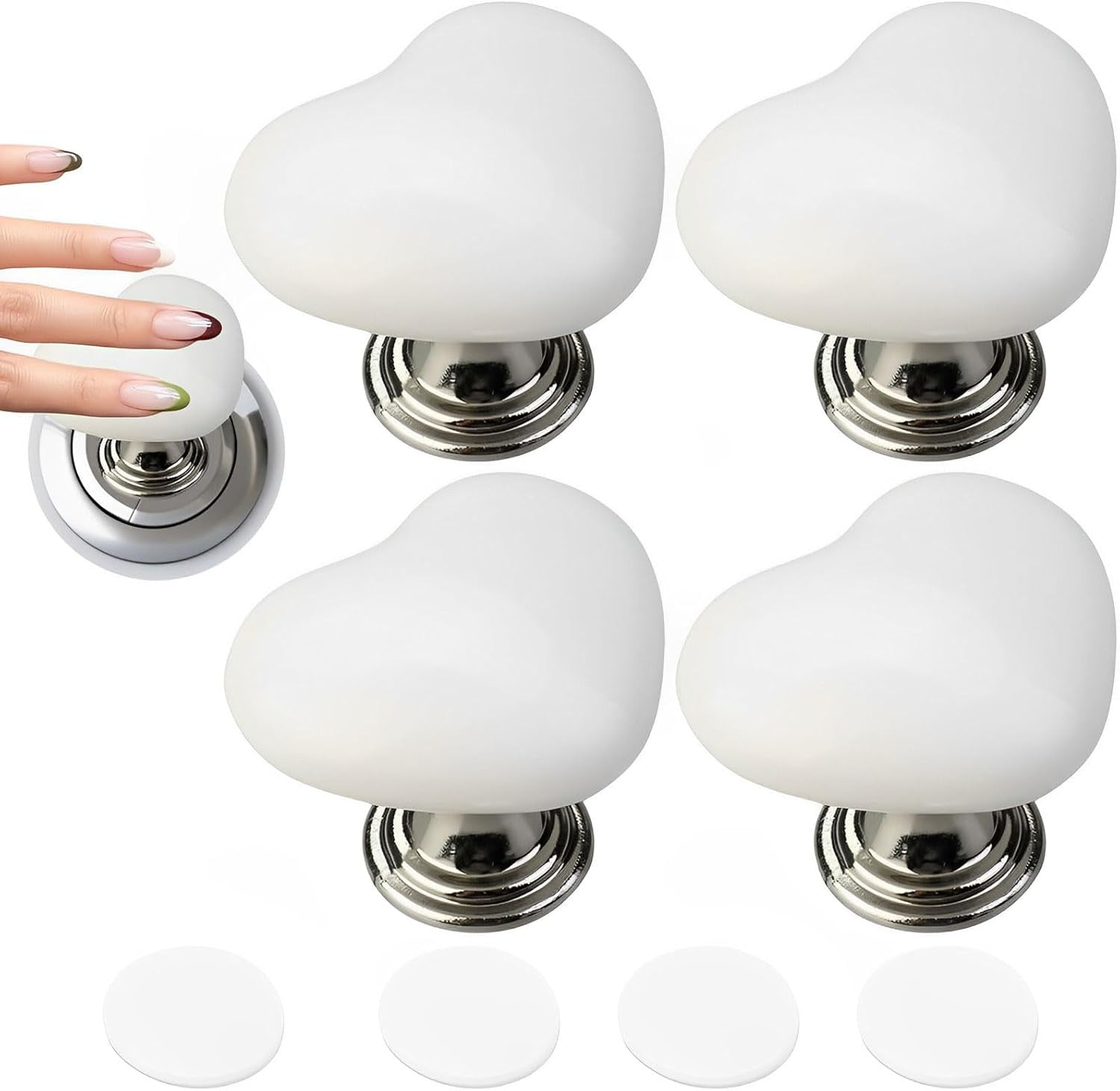 4Pcs Toilet Button Press Top Toilet Push Button Flush,Toilet Push Tool ...