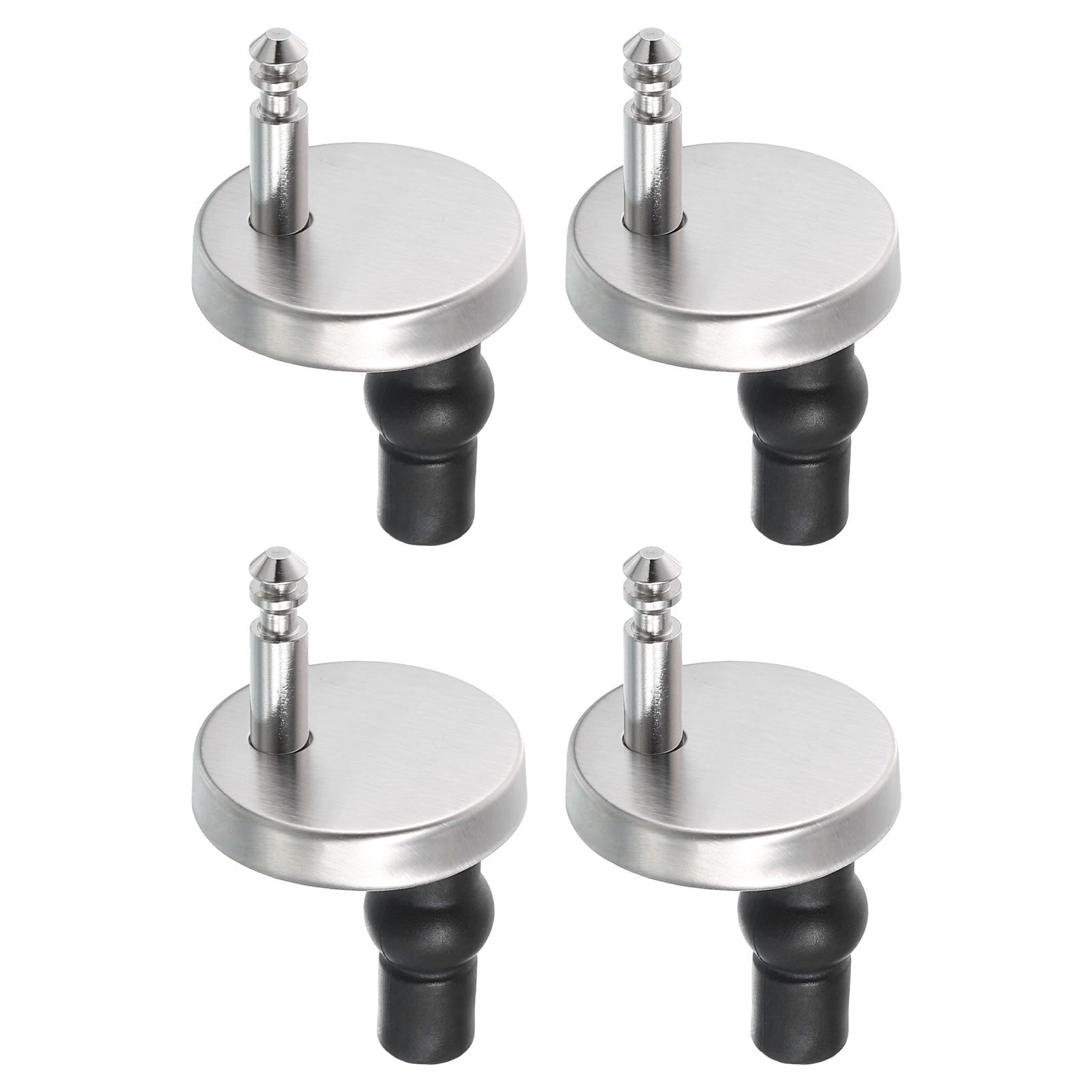4Pcs Toilet Seat Hinge Fixings, Quick Release Top Fix Nuts Screws Hole ...